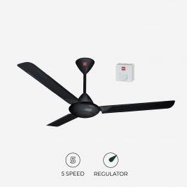 Best KDK Ceiling Fan Black M60SG | Non Remote Controlled